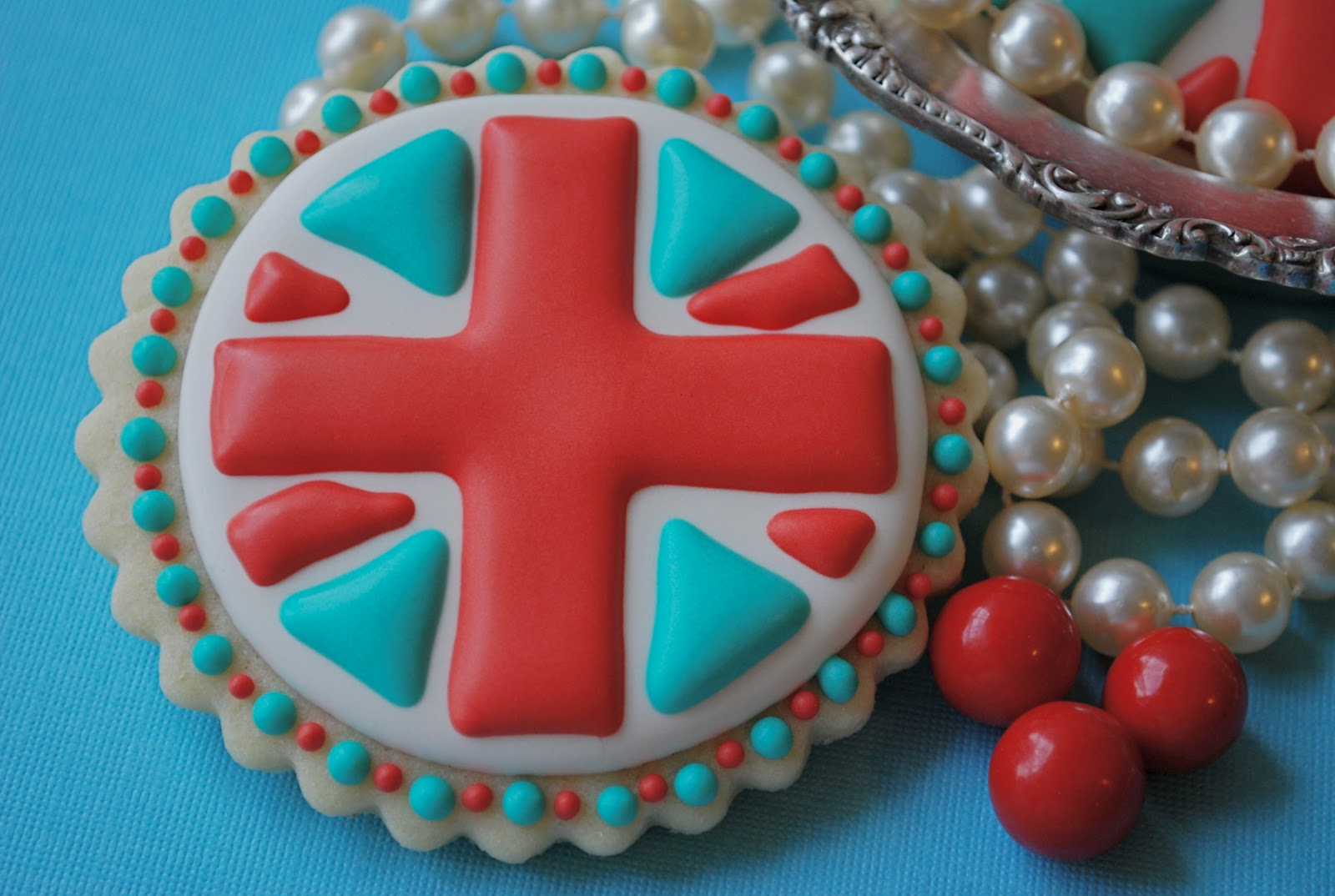 Sweet Goosie Girl: Union Jack Flag Cookies