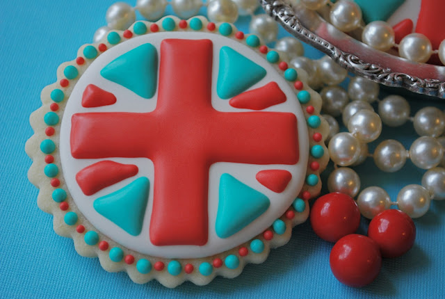 Sweet Goosie Girl: Union Jack Flag Cookies
