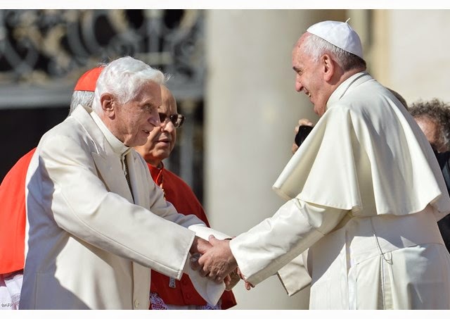 southern orders: TWO POPES TOGETHER AGAIN