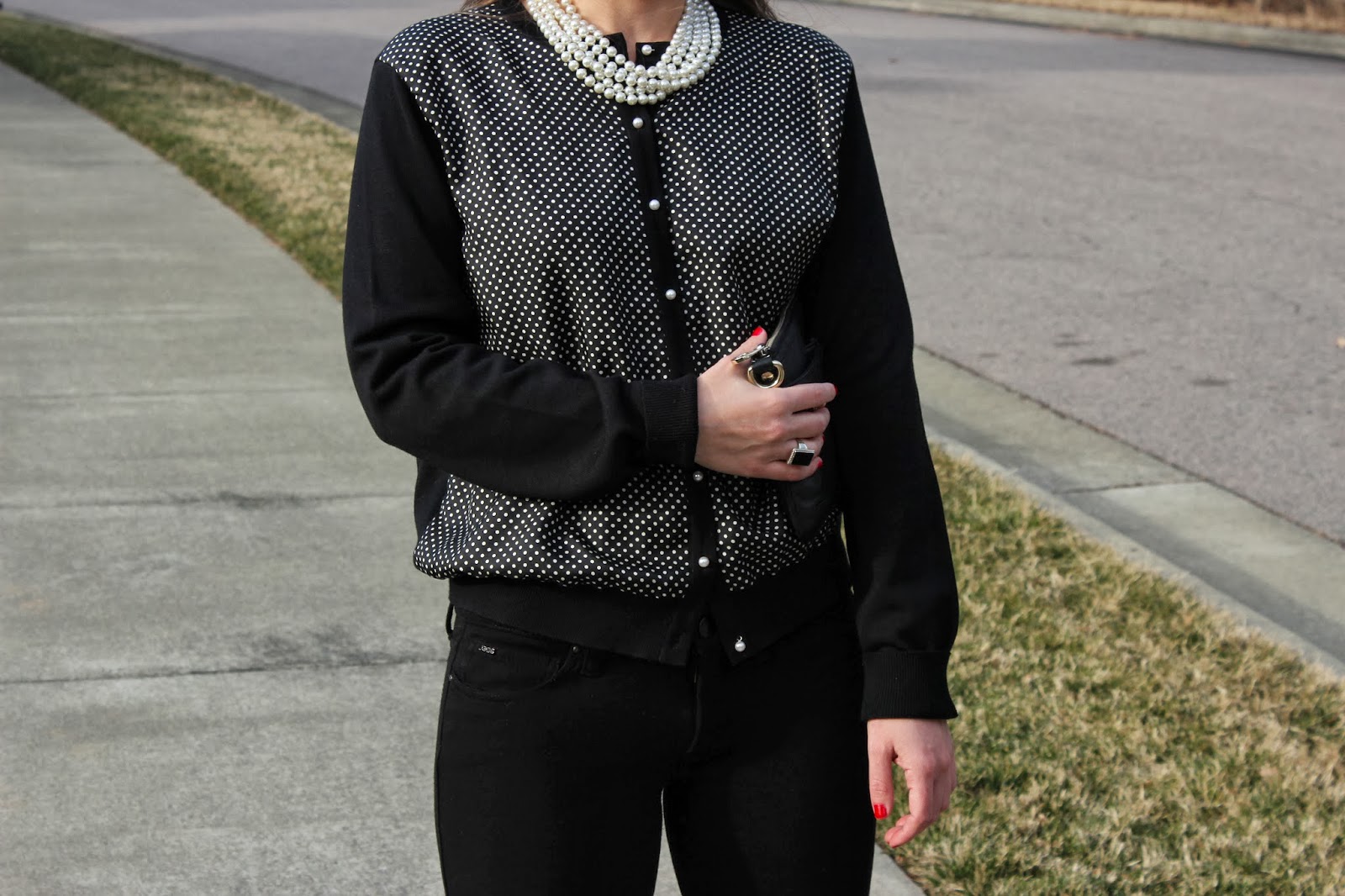 Hand Me Down Style: black and white and red all over