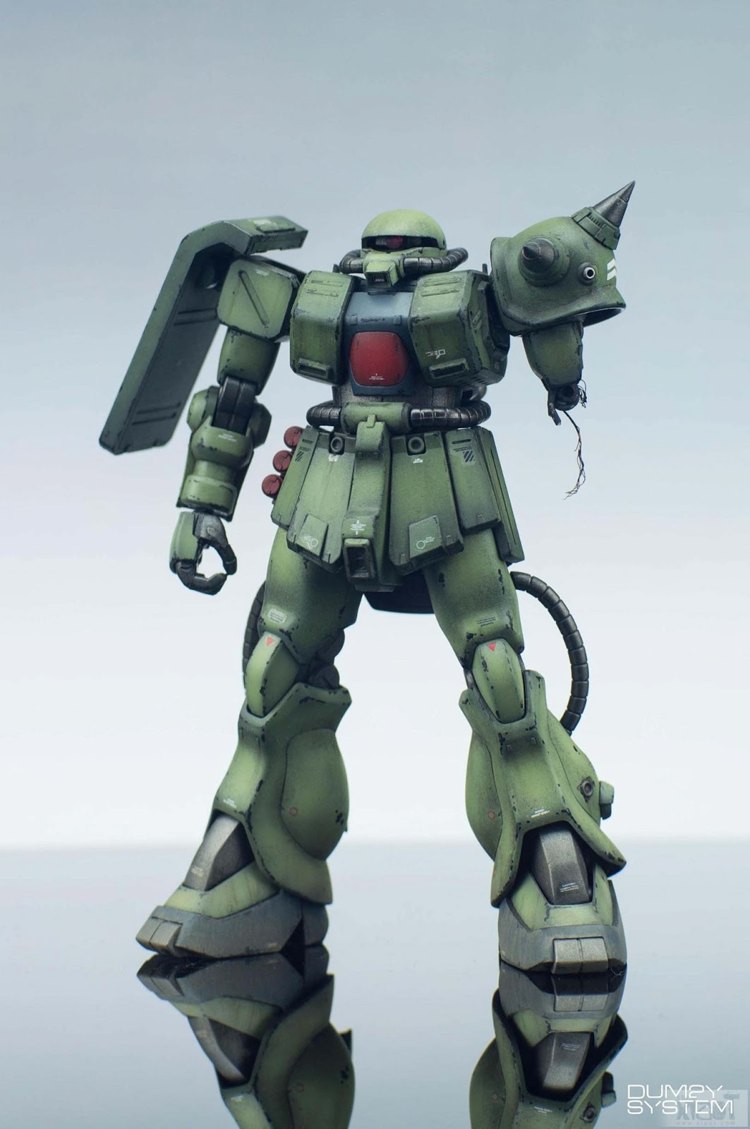 GUNDAM GUY: HGUC 1/144 MS-06FZ Zaku II - Customized Build