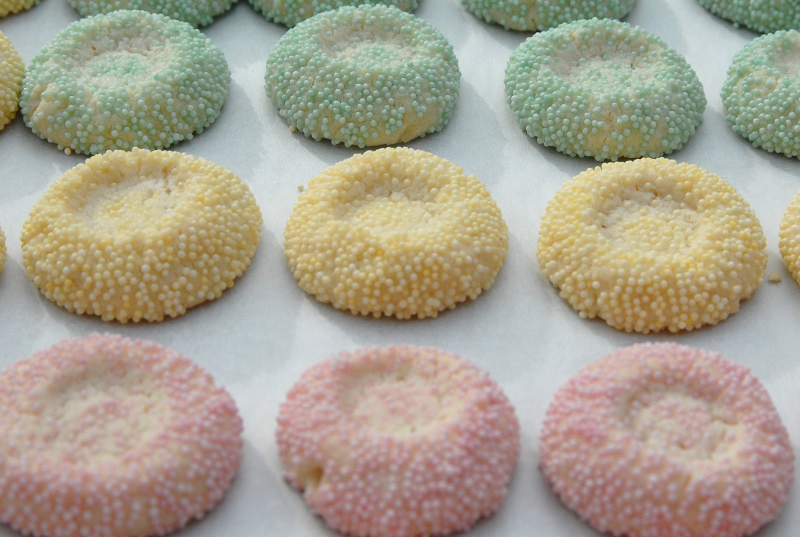 Pink Piccadilly Pastries: Wonderful Pastel Thumbprint Cookies for Easter
