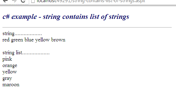 C String Contains List Of Strings c-string-contains-list-of-strings