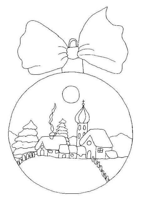 CELE mai FRUMOASE modele de GLOBULETE de colorat pentru CRACIUN :: Fise ...