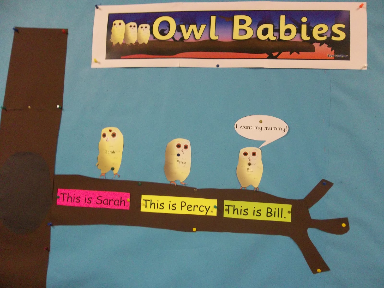 Literacy Site: Owl Babies in Senior Infants