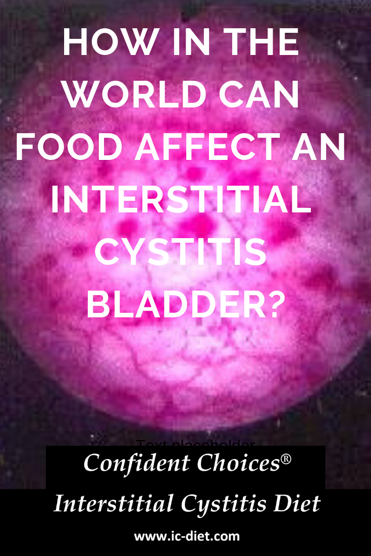 Interstitial Cystitis Diet Confident Choices® Three Thoughts About How Food Affects An