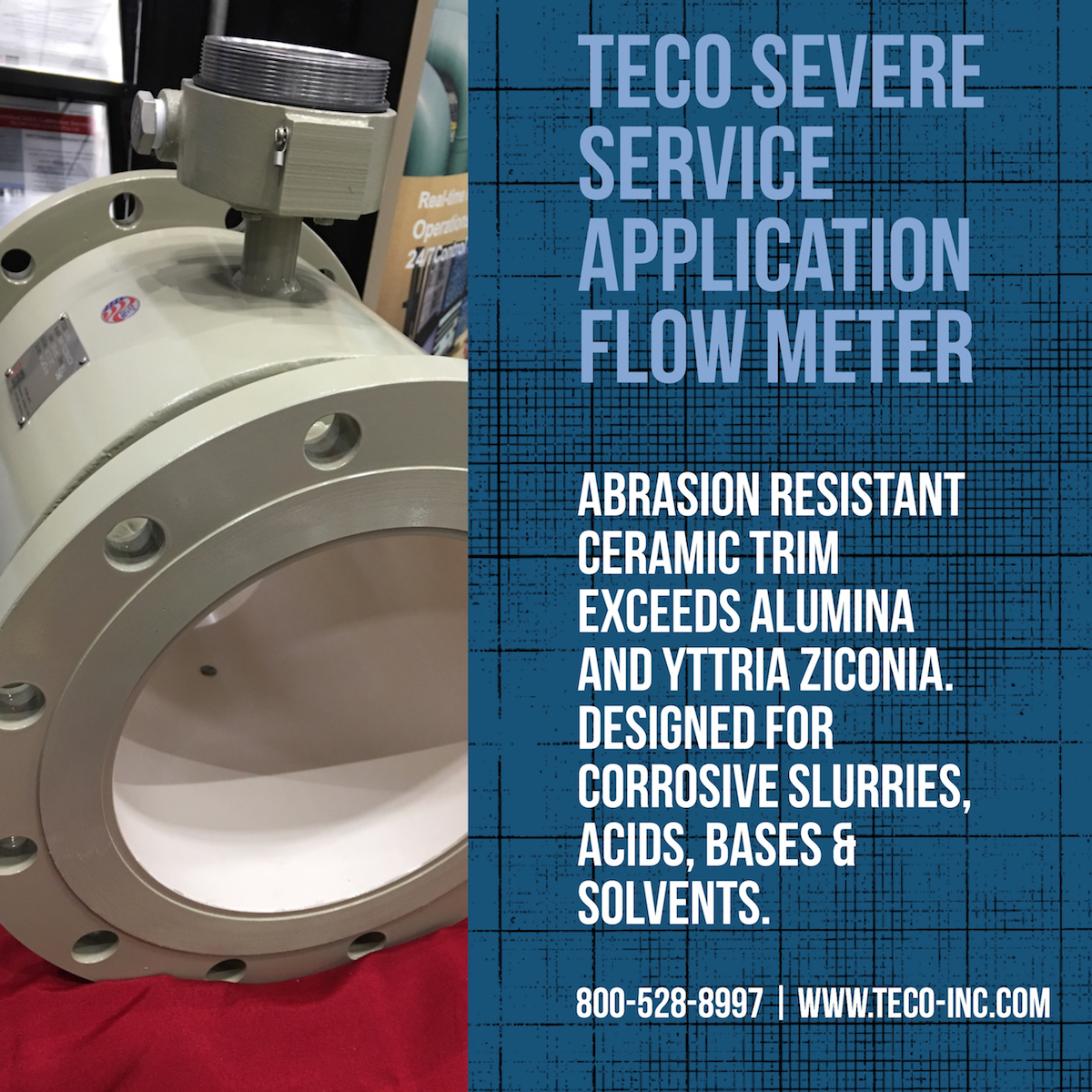 Flow Meter Designed for Corrosive Slurries, Acids, Bases & Solvents ...