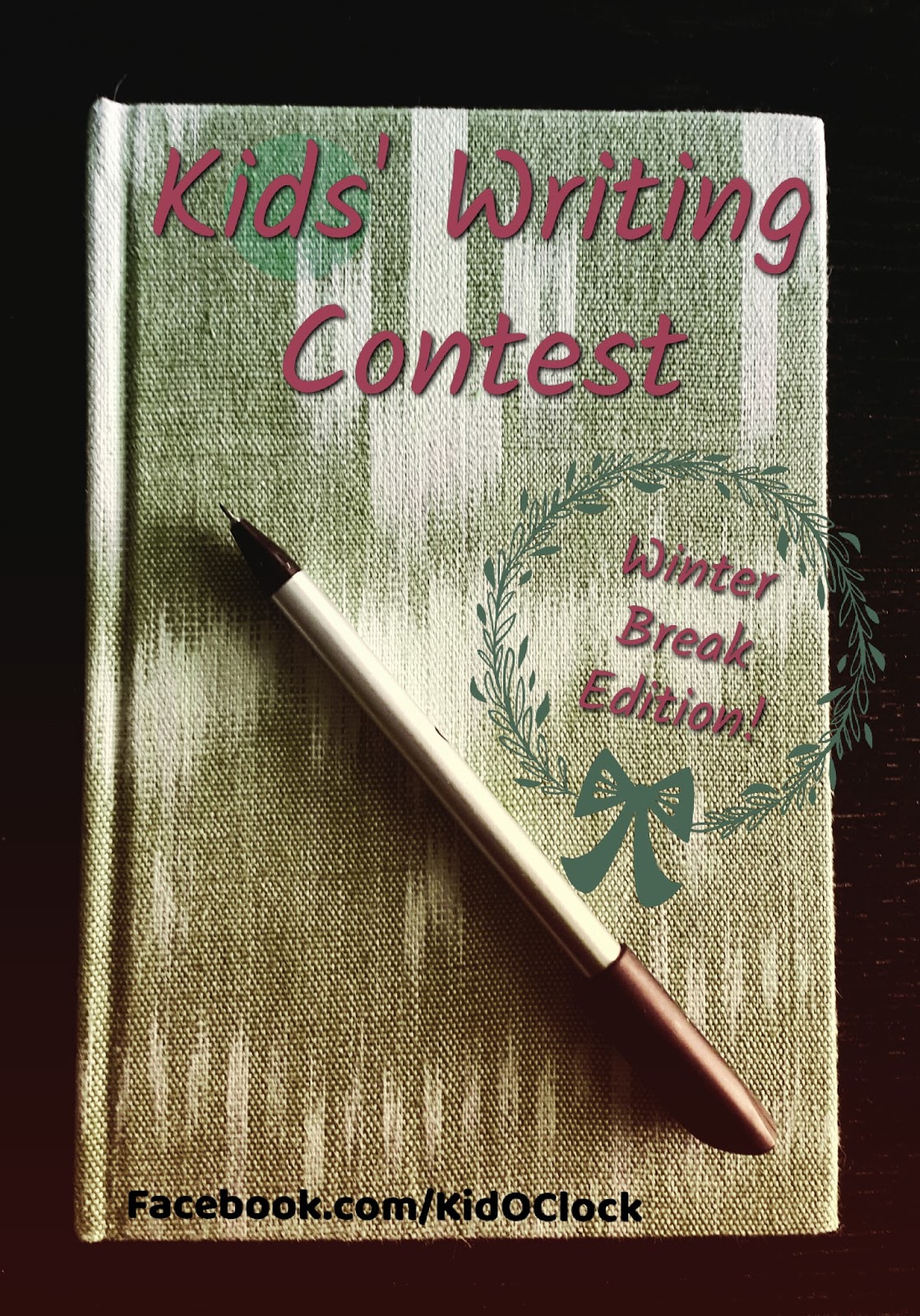 Kid O'Clock: Kids' Writing Contest [Ends January 8]