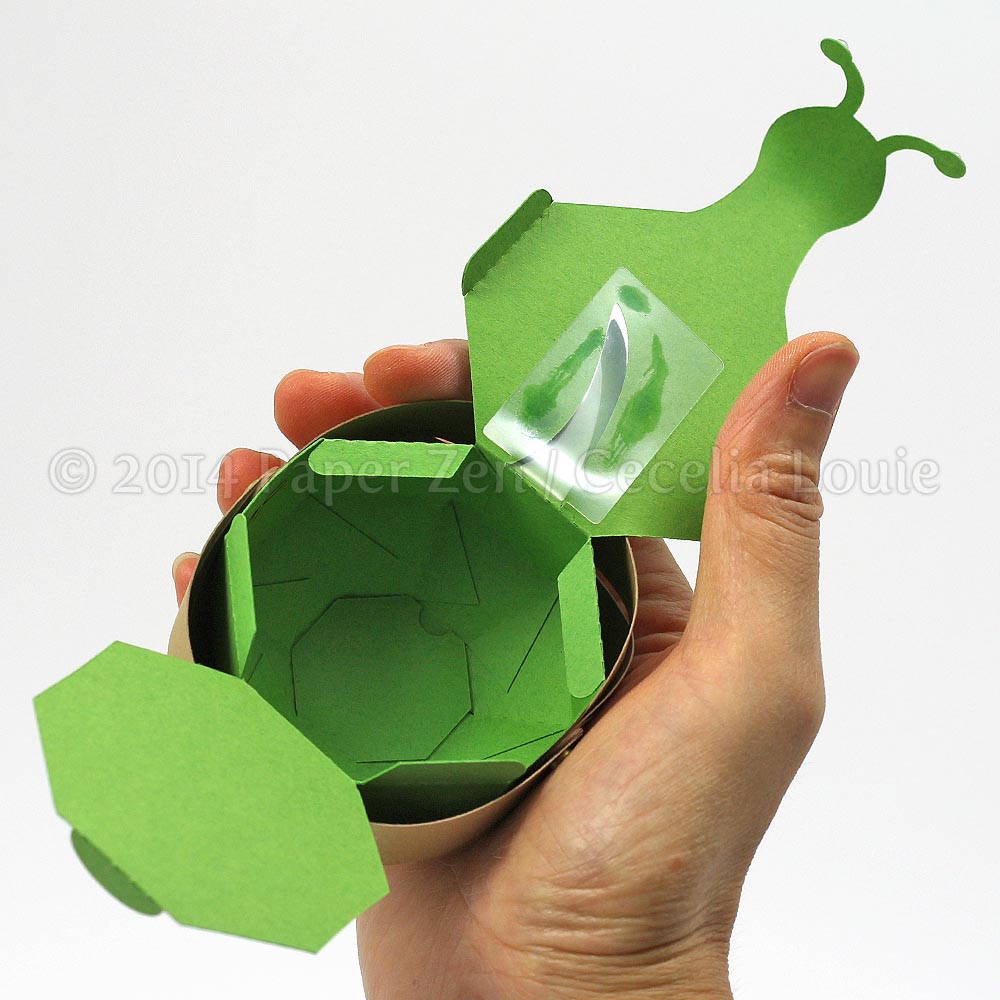 Welcome to Paper Zen ~ Cecelia Louie: Snail Party Favor Gift Box