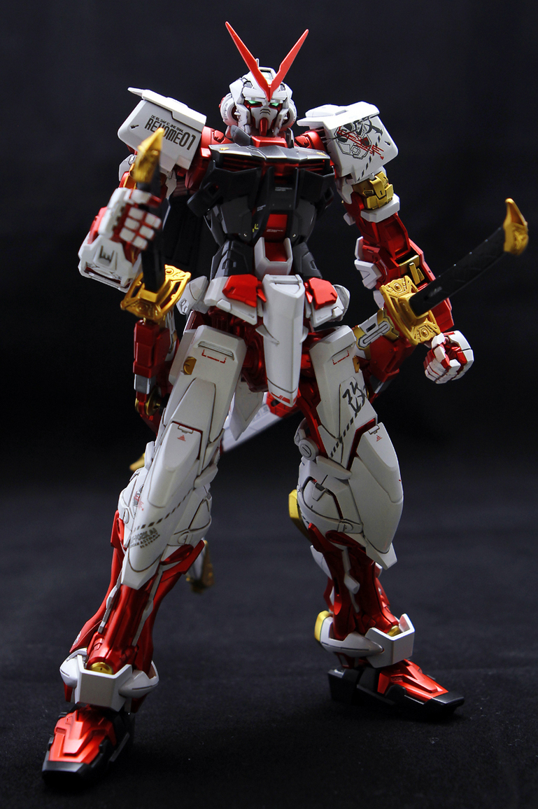 GUNDAM GUY: MG 1/100 MBF-P02KAI Gundam Astry Red Frame Kai - Painted Build