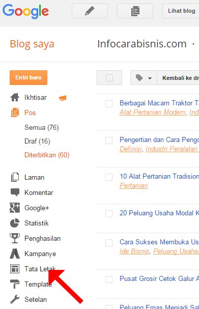 Cara Memasang Widget Blogger Terbaru Featured Post Entri yang ...