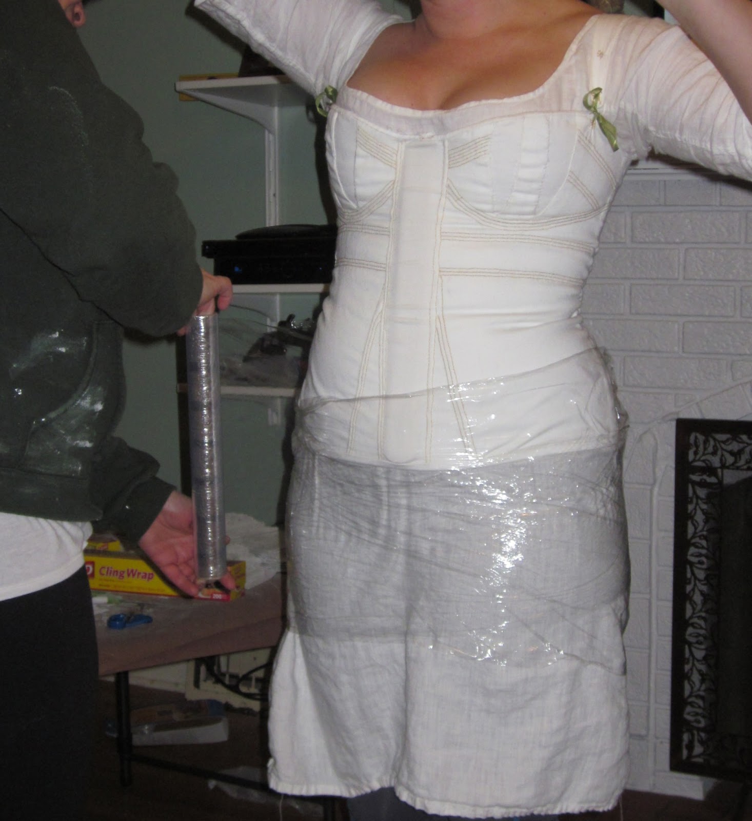 On Living History: The 1812 Plaster Cast Dress Form Take Two...