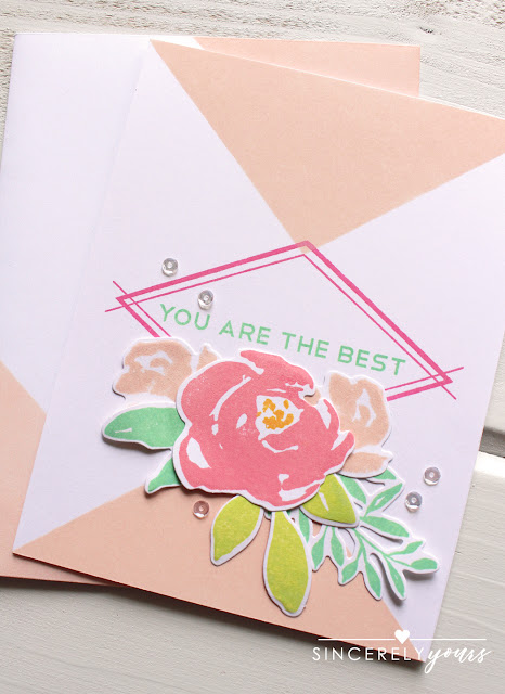 For the Love of Paper: New Sincerely Yours - Color Blocks Stencils and ...