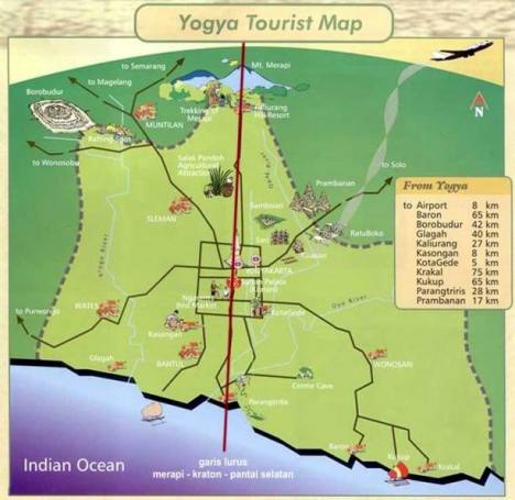 Yogyakarta History: FILOSOFI GARIS LURUS GUNUNG MERAPI-KRATON JOGJA ...