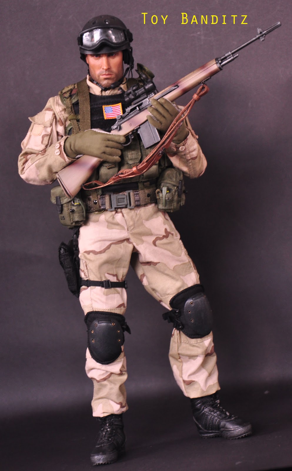 toy banditz: SERGEANT FIRST CLASS RANDY SHUGHART BY DAM FIGURES
