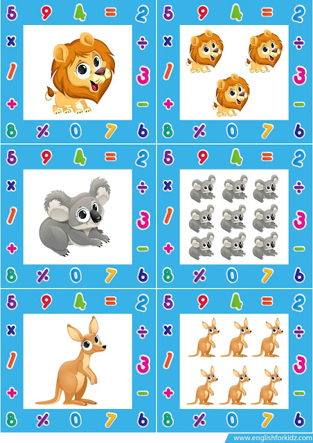 Singular and Plural Nouns Flashcards