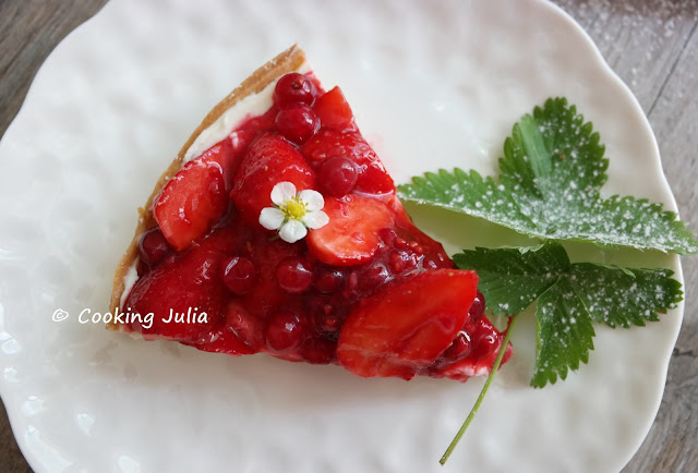 COOKING JULIA : TARTE AUX FRUITS ROUGES ET MASCARPONE