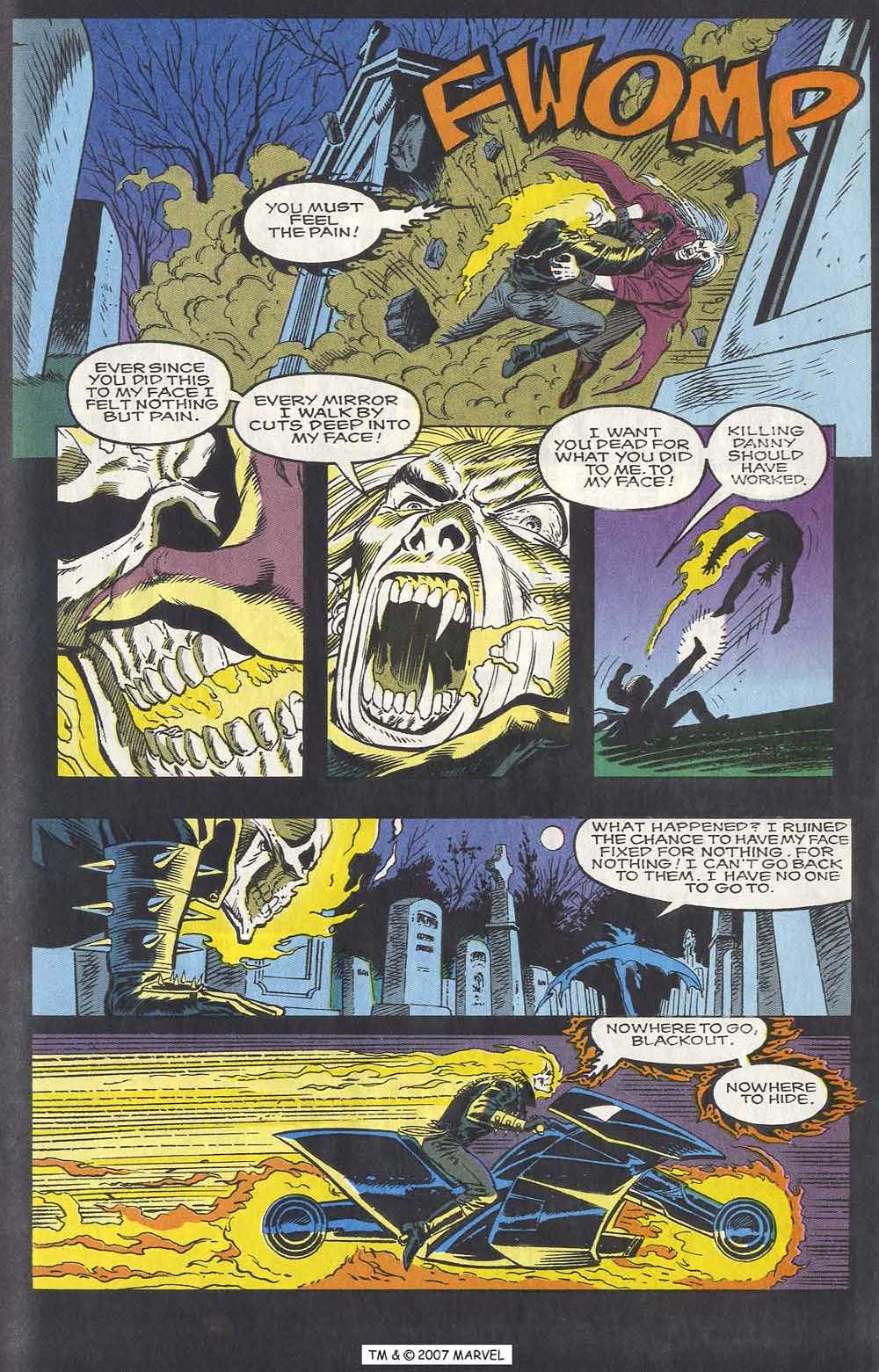 Ghost Rider Vs Blackout