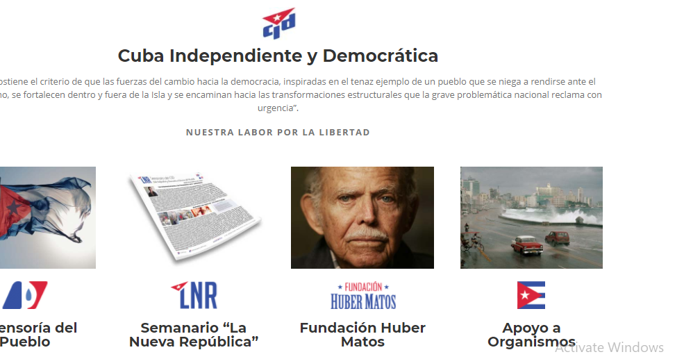 Cuba Independiente y Democrática: La nueva página del CID en Internet