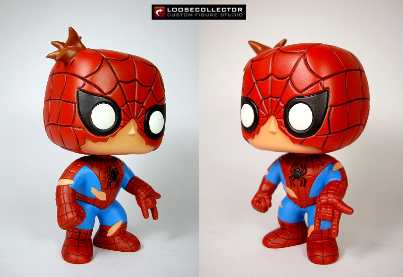 Loosecollector Custom Figures Archive: Spider-Man Battle Damage: Funko ...