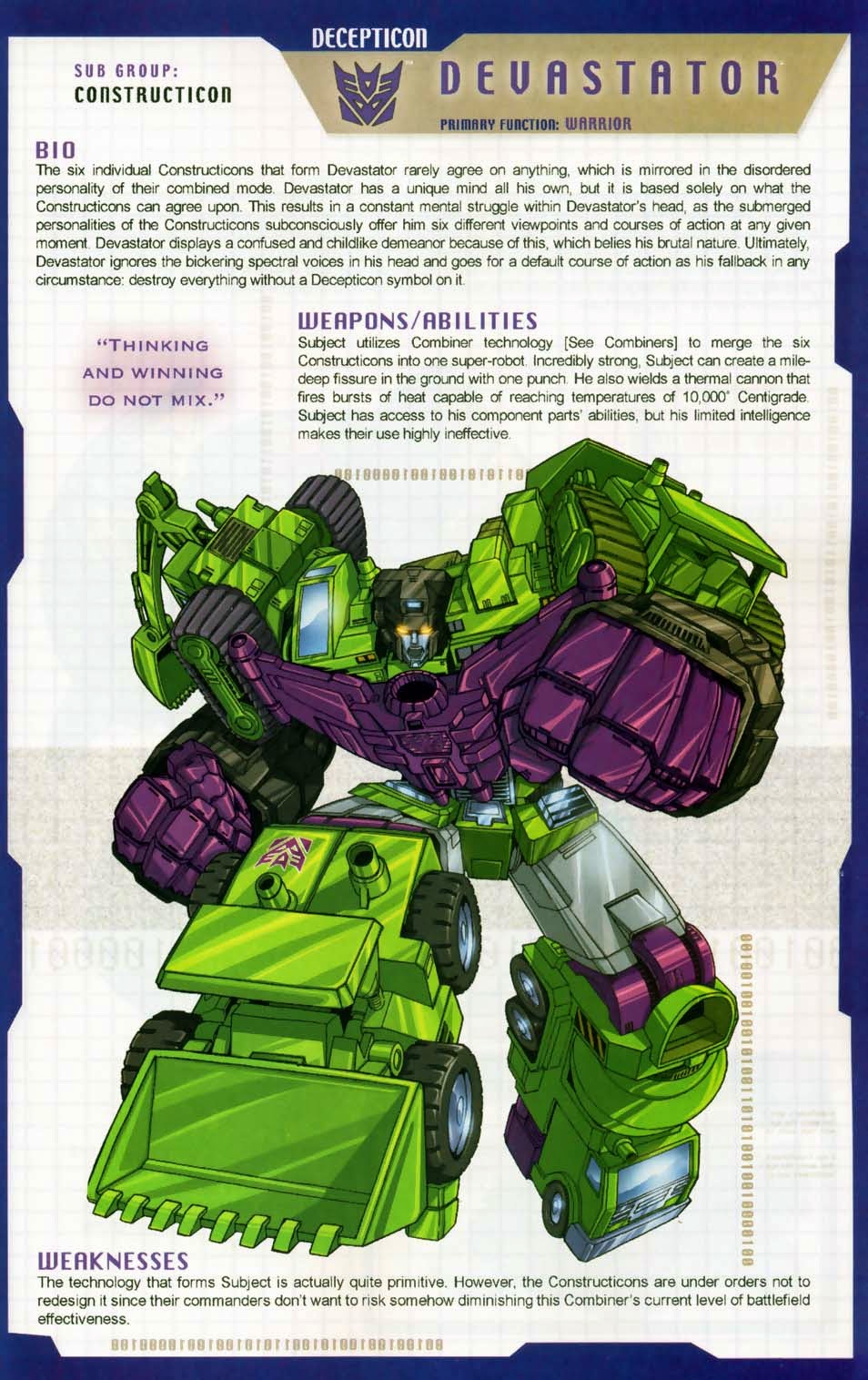 Transformer of the Day: Devastator