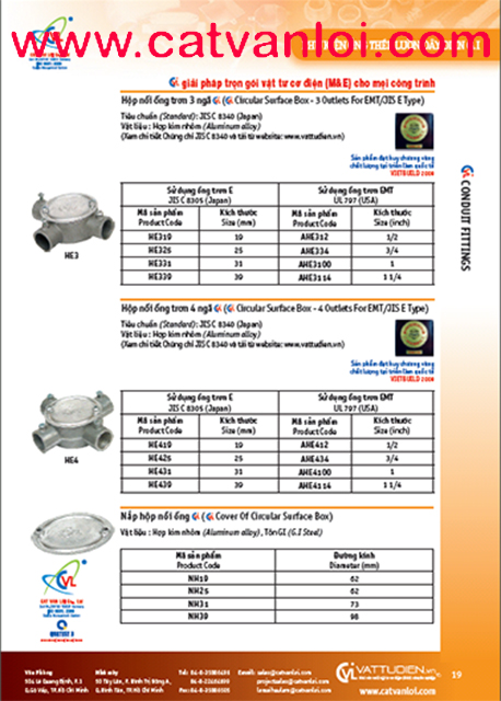 Liên hệ 0918206039 catvanloi.com ống luồn dây điện thép trơn tròn JISC ...