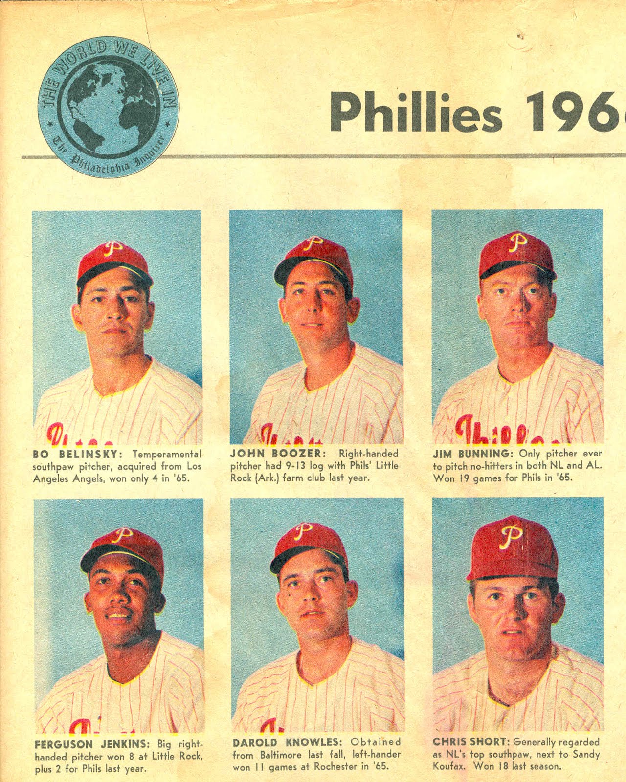 1960s Baseball: 1966 Philadelphia Phillies