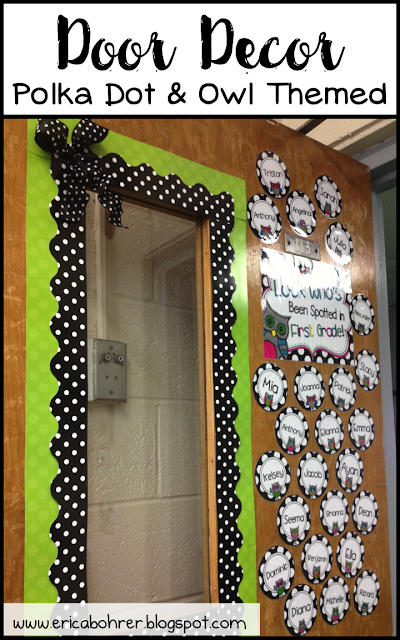 Black and White Polka Dot Classroom Decor Ideas | Erica's Ed-Ventures ...