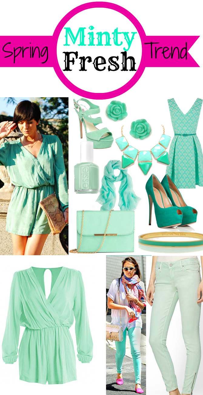 Minty Fresh - Spring Trend for 2013 - MyThirtySpot