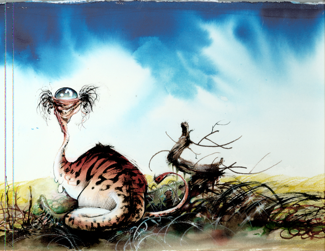 Sam Kieth : Maxx Animated back ground art.