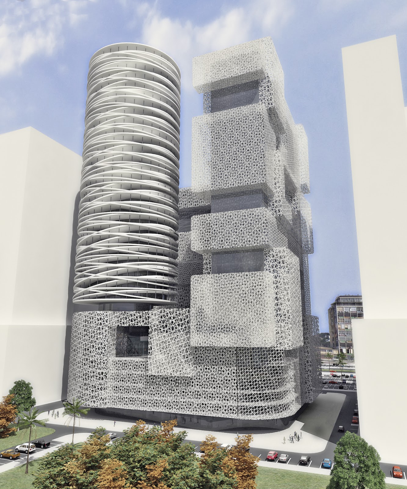 EDUARDO FERNANDEZ ARQUITECTO: CONCURSO EDIFICIO DE USOS MULTIPLES.