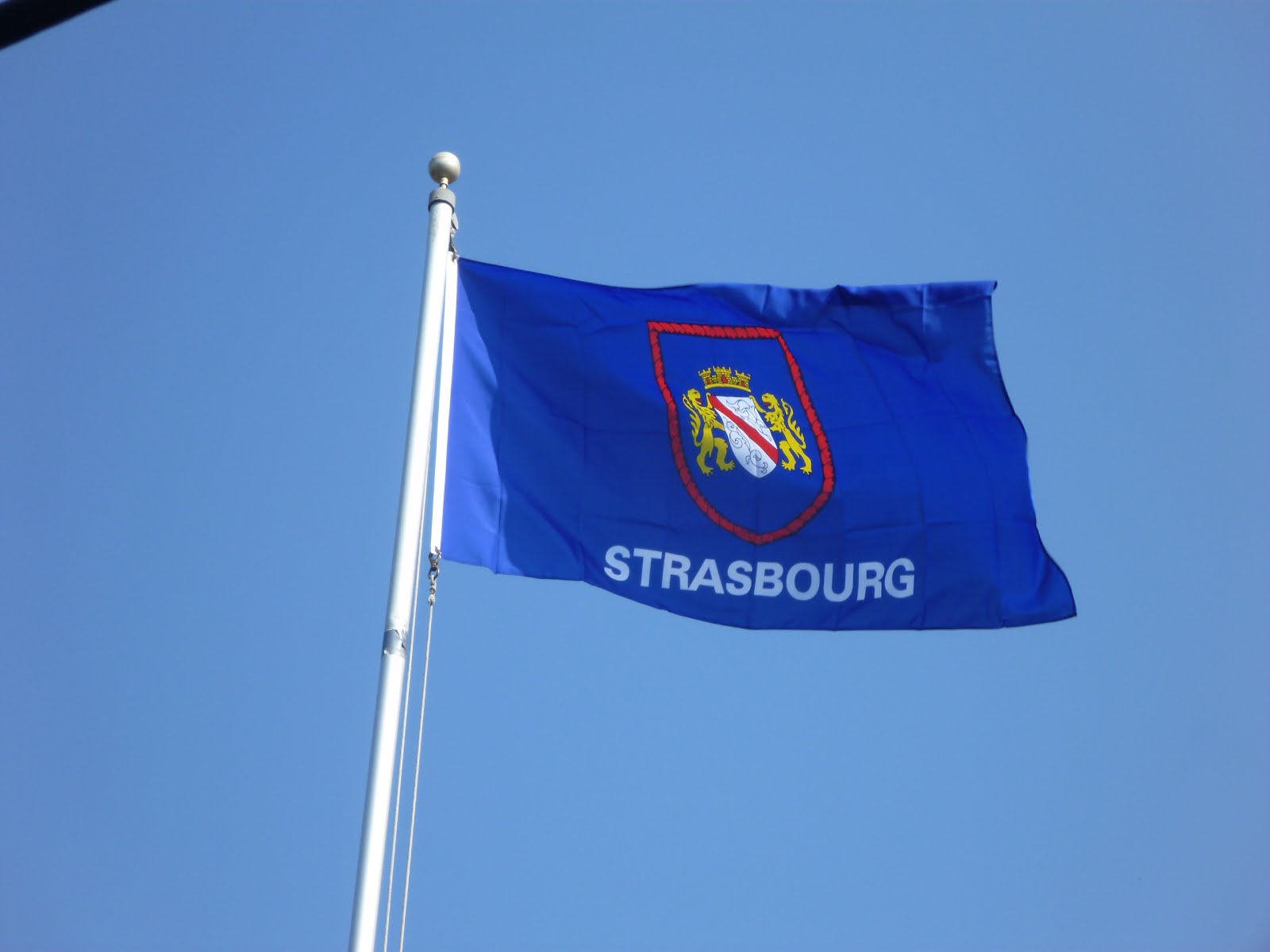Hard To Port, by Jim Kelly-Evans: Strasbourg Flag