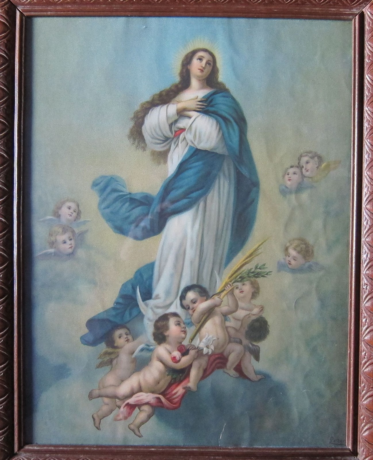 La chromolithographie dans les chaumières: L'assomption