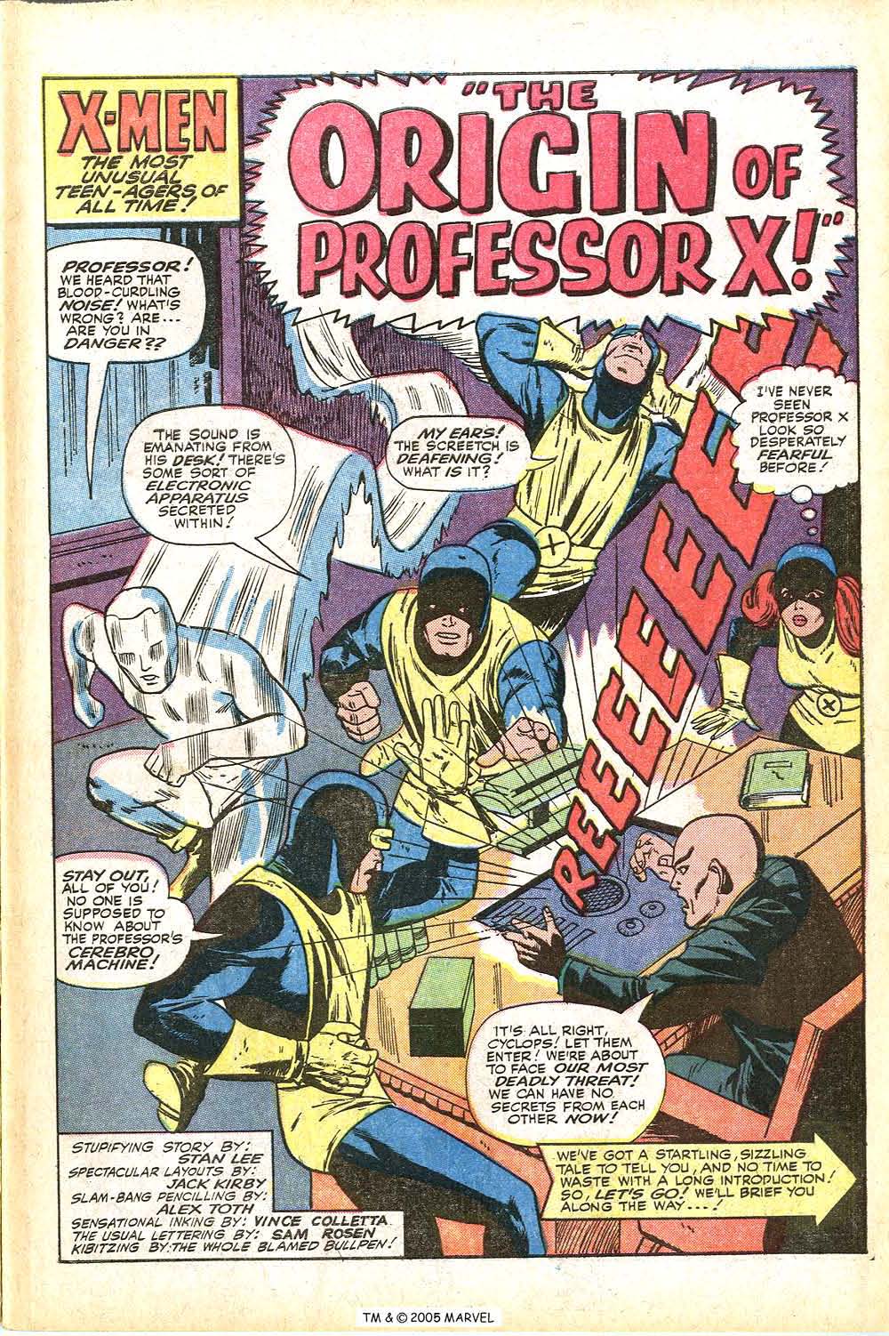The ALEX TOTH archives: TOTH - X-MEN 12 Origin of Professor X, July 1965.