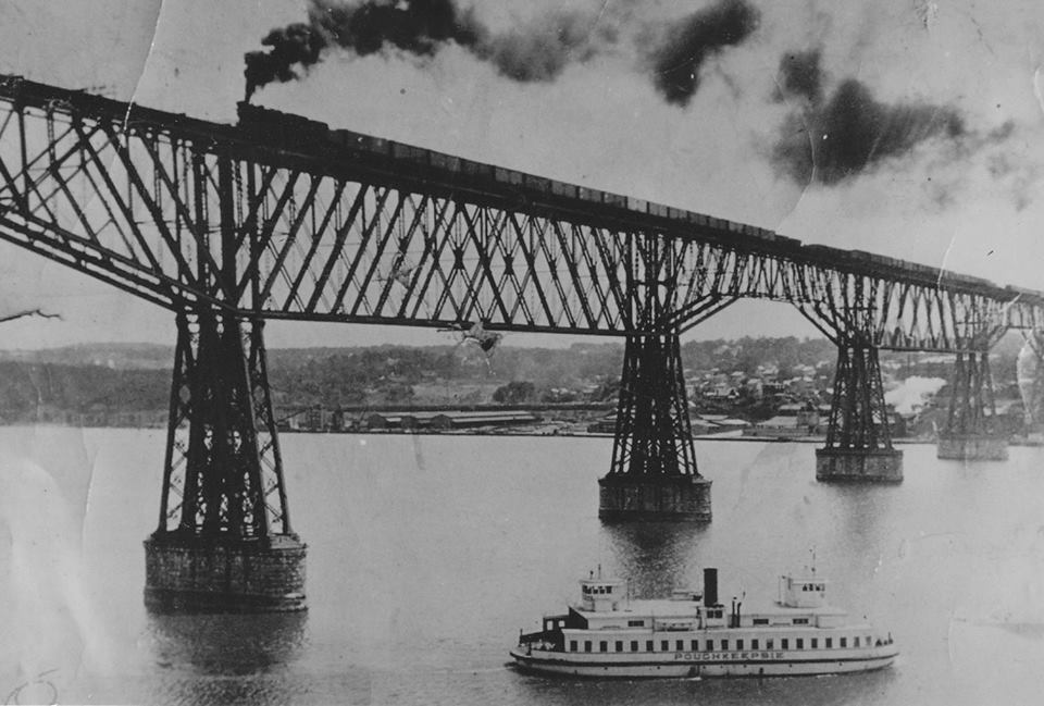 Industrial History: Walkway/Poughkeepsie 1888 RR Bridge over the Hudson ...