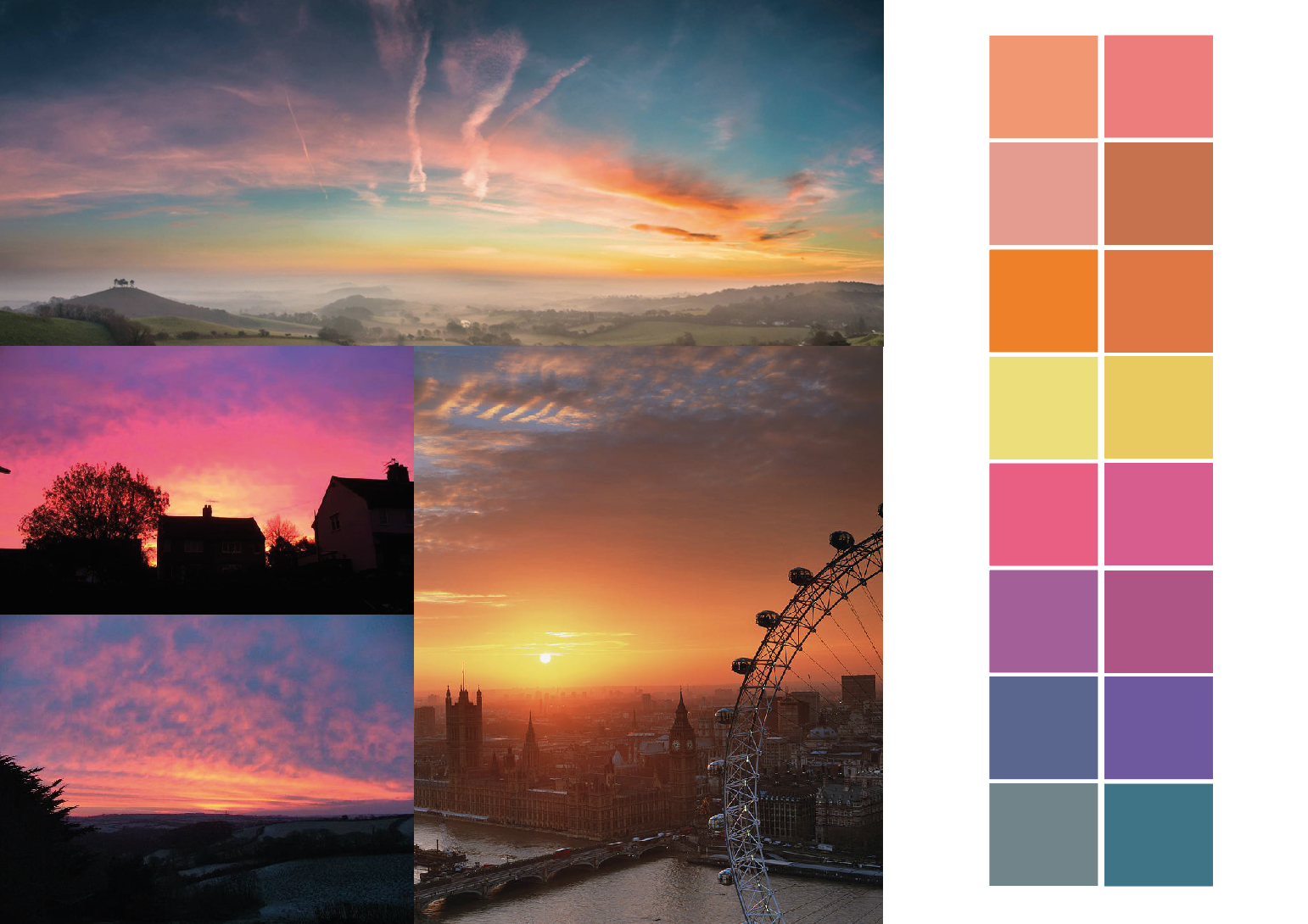 Studio Practice: Design for Screen - Colour scheme research