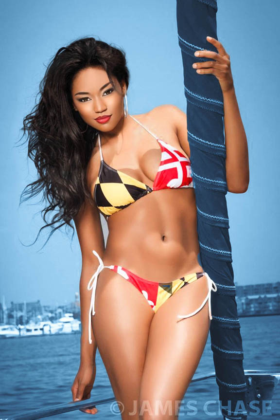 Ciera Nicole: Ciera Nicole Miss Maryland X Route One Apparel