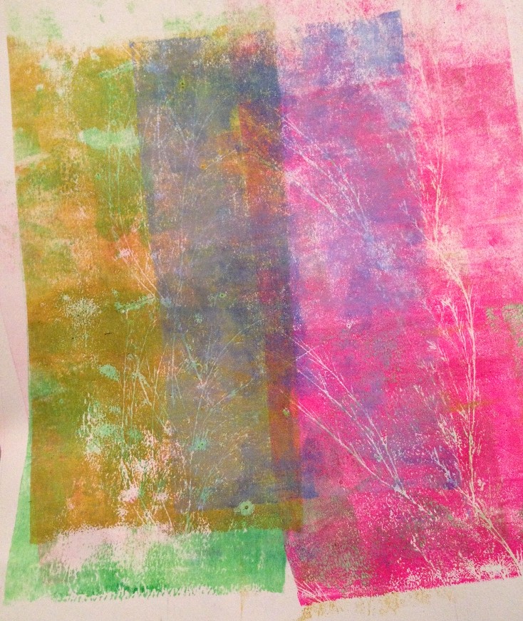 ART GIRL: Fun with Speedball Ink + brayer