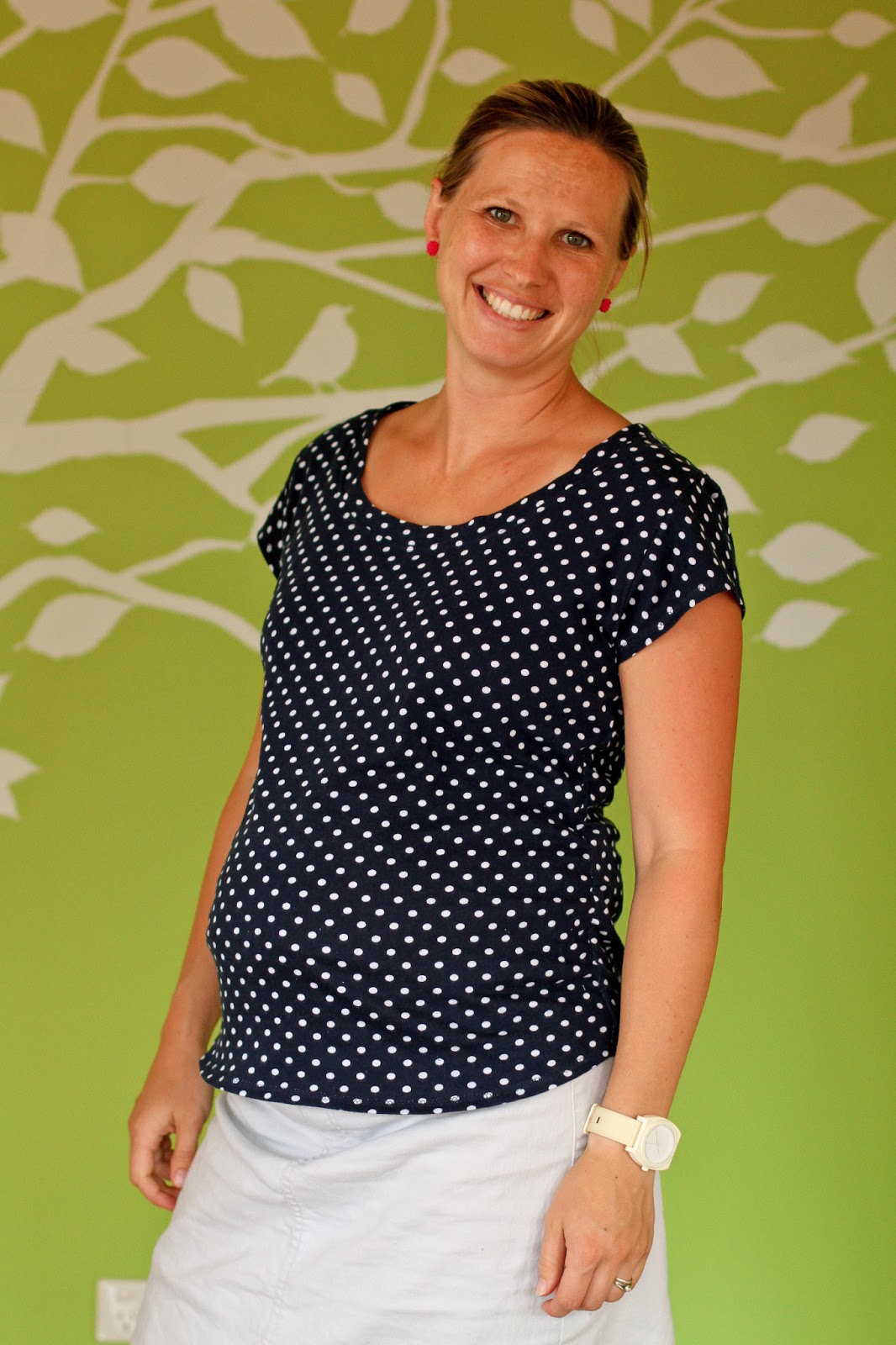 .Spotty top & some goals for 2013. • Make It Perfect