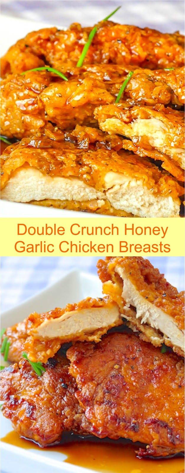 Double Crunch Honey Garlic Chicken Breasts