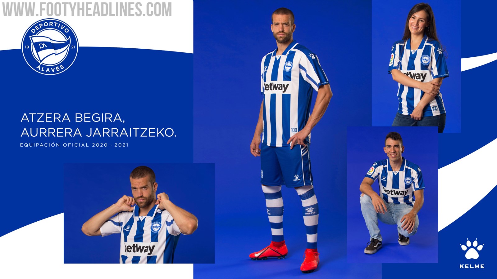 Alavés 20-21 Home, Away & Third Kits Released - Footy Headlines