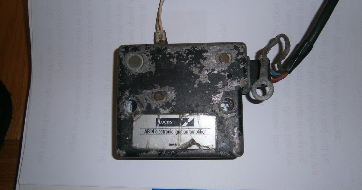 Lotus Excel Restoration: Lucas AB14 ignition module/amplifier