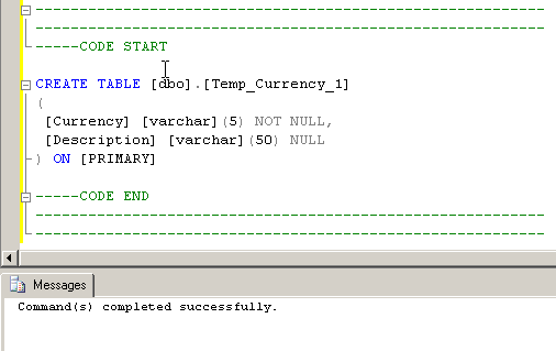 sharing: How To Create an Stored Procedure with COMMIT or ROLLBACK ...
