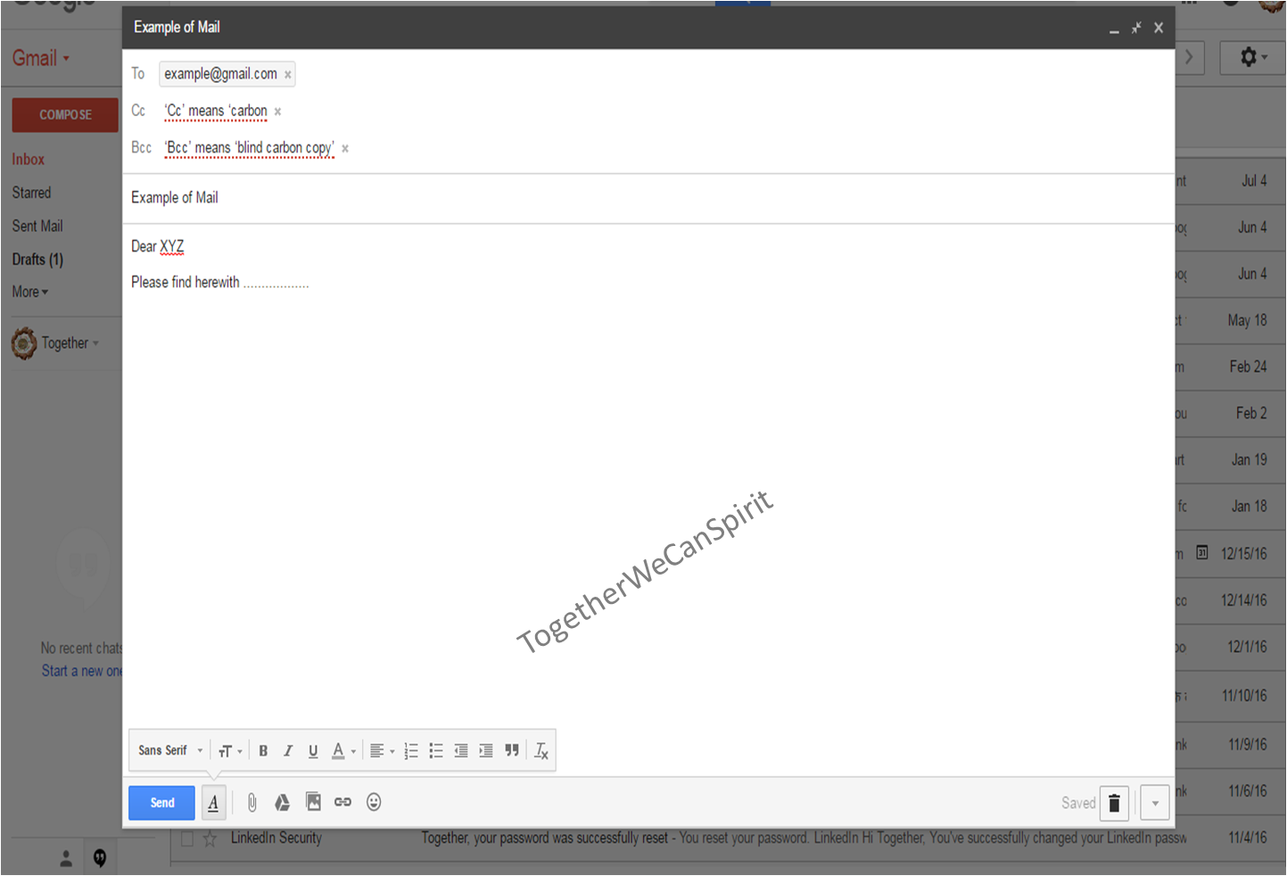 Send an email step-by-step instructions | How To Send An Email - WeCan