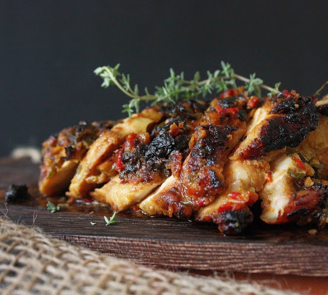 [Malaysian Recipes] Spicy Baste & Grilled Chicken Ayam Percik - All ...