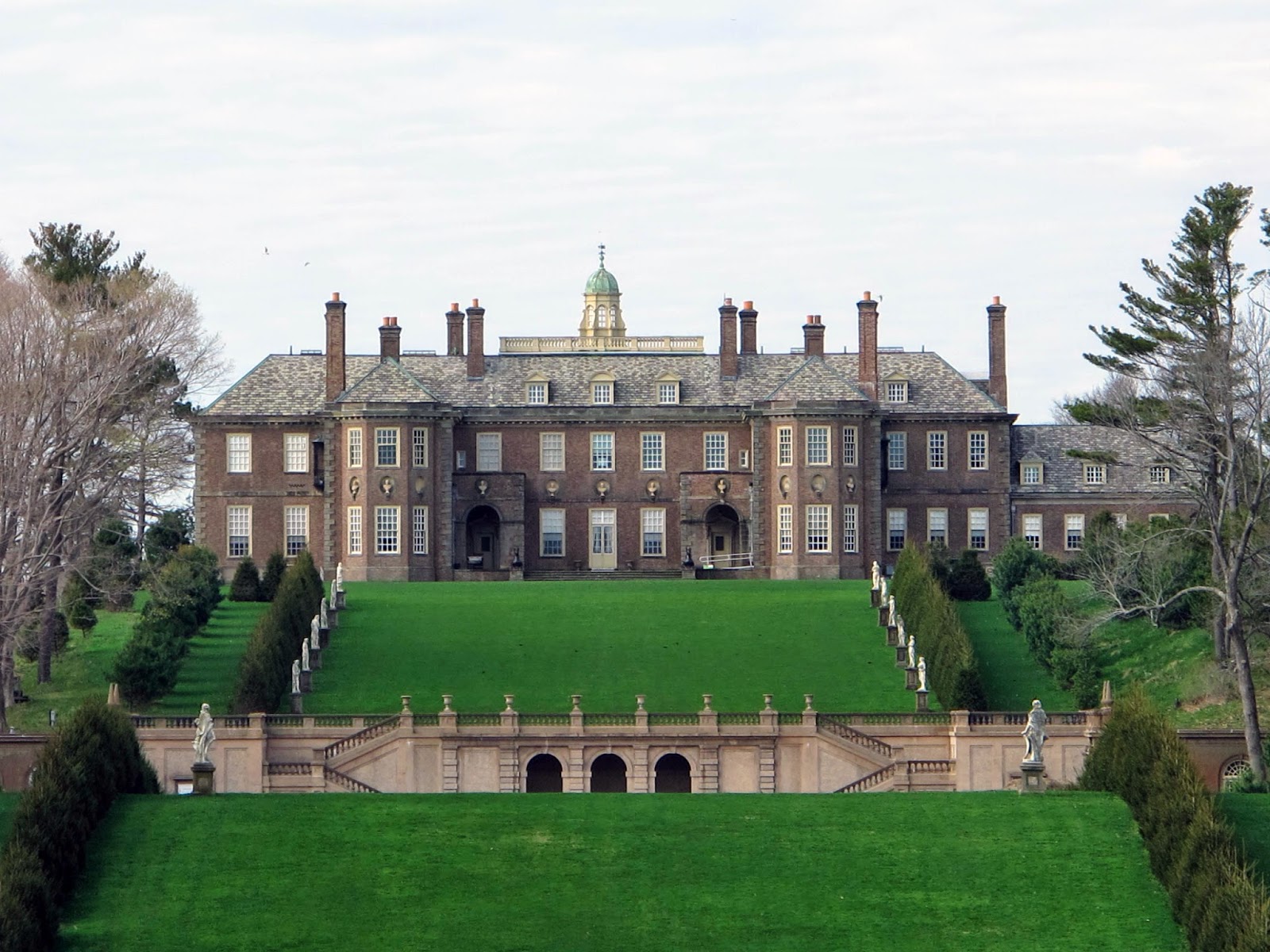 BIG OLD HOUSES: Outside Castle Hill
