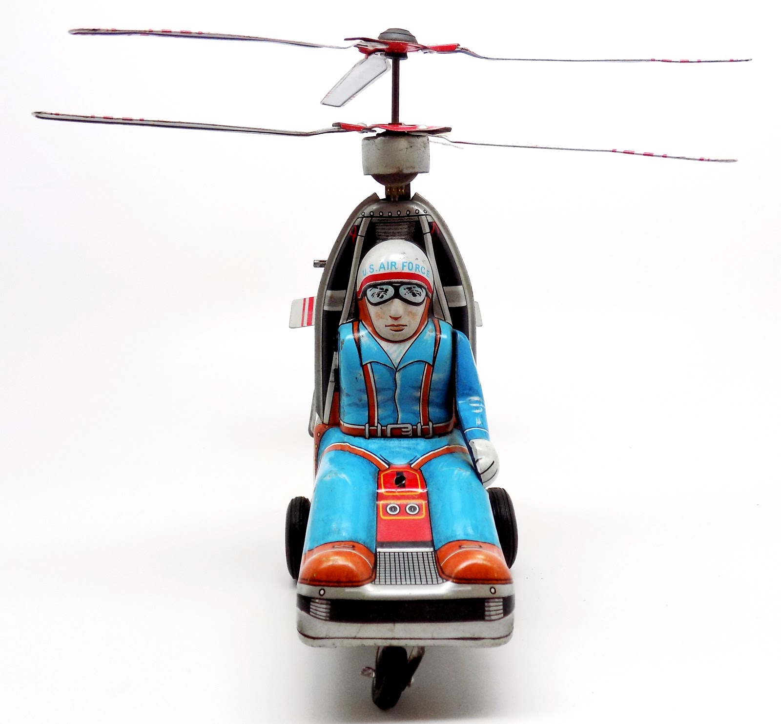 Toys and Stuff: Japan - Haji USAF Gyrodyne XRON-1 Rotorcycle