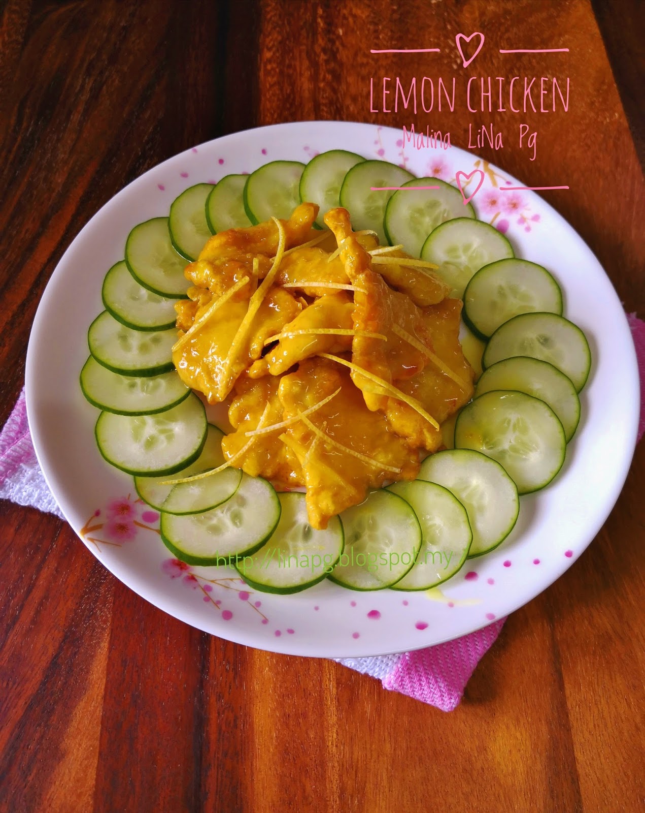 Lemon Chicken Chinese Style (Ayam Lemon Mudah Dan Sedap) - TERATAK ...