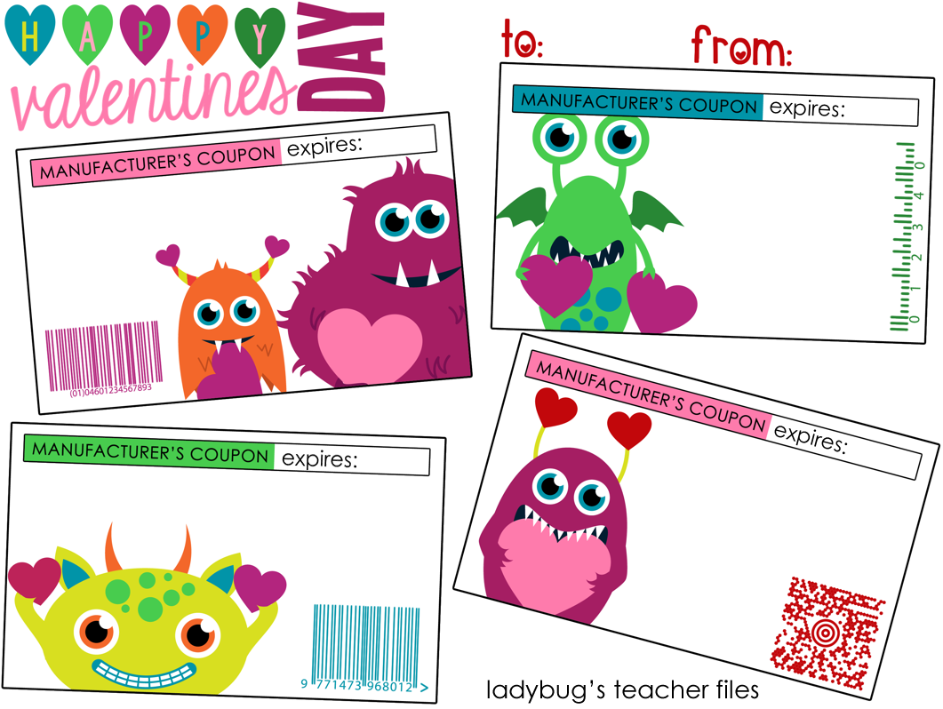 An Easy, No-Cost Student Valentine Gift - Ladybug's Teacher Files