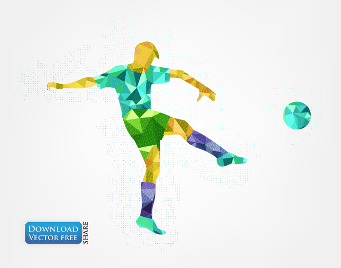 Cầu thủ bóng đá vector 1690 ~ MrPixelVn - Chia sẻ Đồ họa vector pixel ...